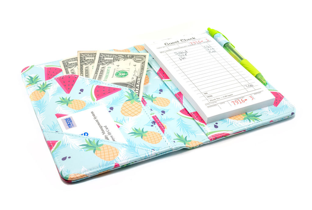 Cute SERVER BOOK™ Pineapple and Watermelon Order Pad Holder ...